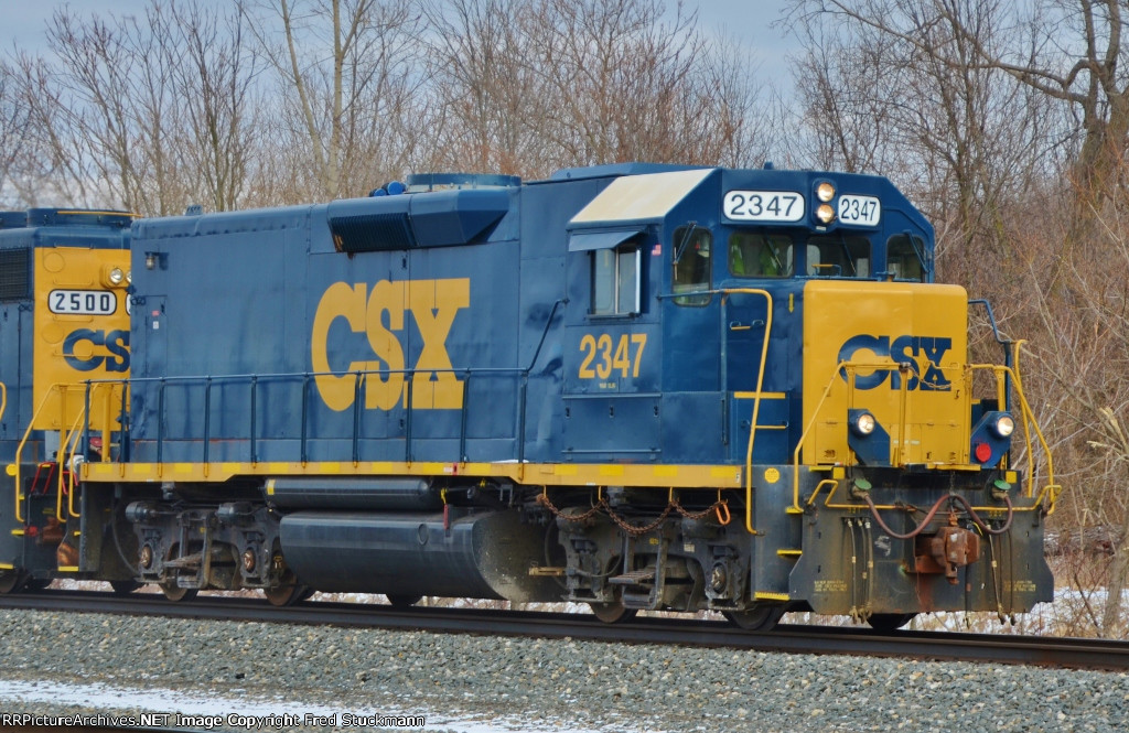 CSX 2347 is a nice quiet ride.
